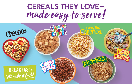 Drive Meal Plan Participation with Cereal! | General Mills Foodservice
